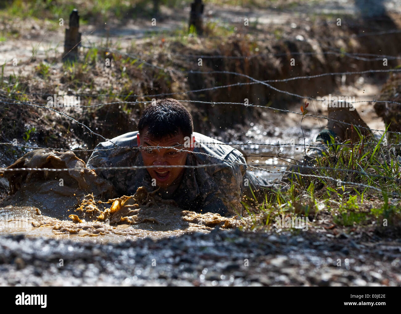 First Sgt. Joshua King, 5th Special Forces Group, completes a water ...
