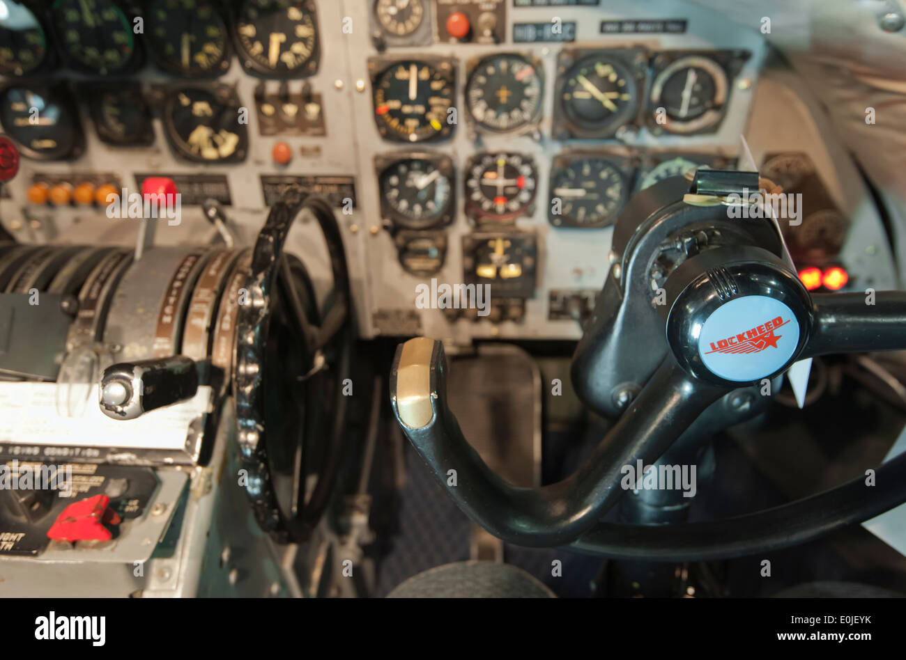 Lockheed constellation cockpit hi-res stock photography and images - Alamy