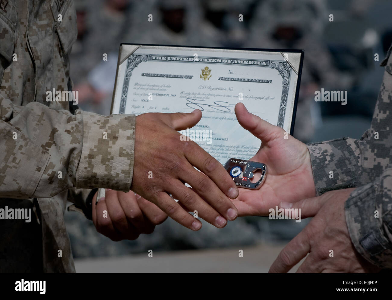 Certificate of naturalization hi-res stock photography and images - Alamy
