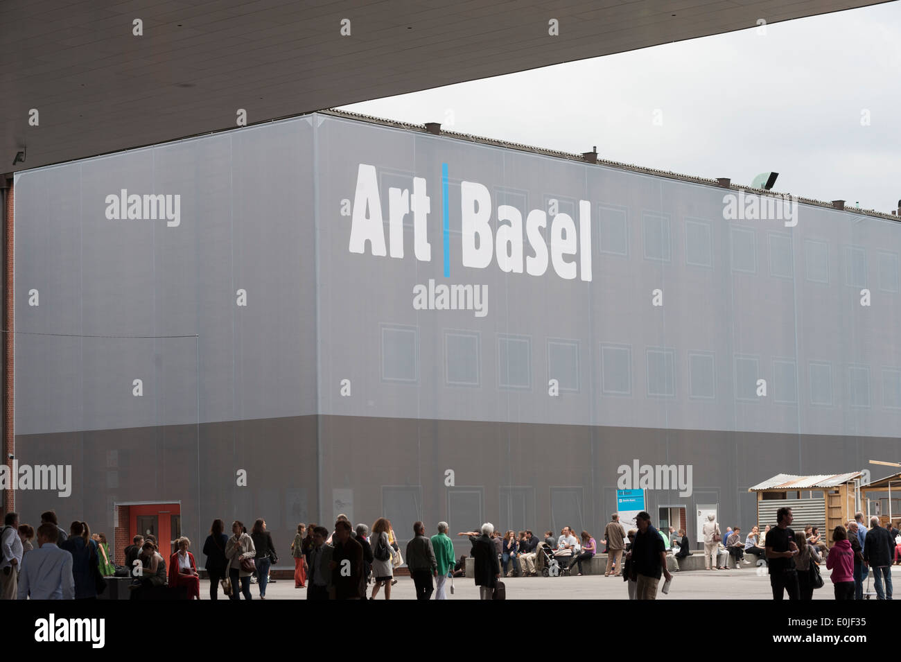Exhibition hall of Art Basel 2013 in Basel, Switzerland, on June 14 ...