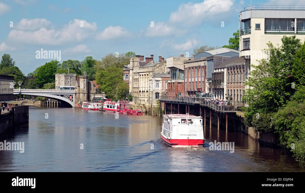 River Ouse York Yorkshire England UK United Kingdom EU European Union ...