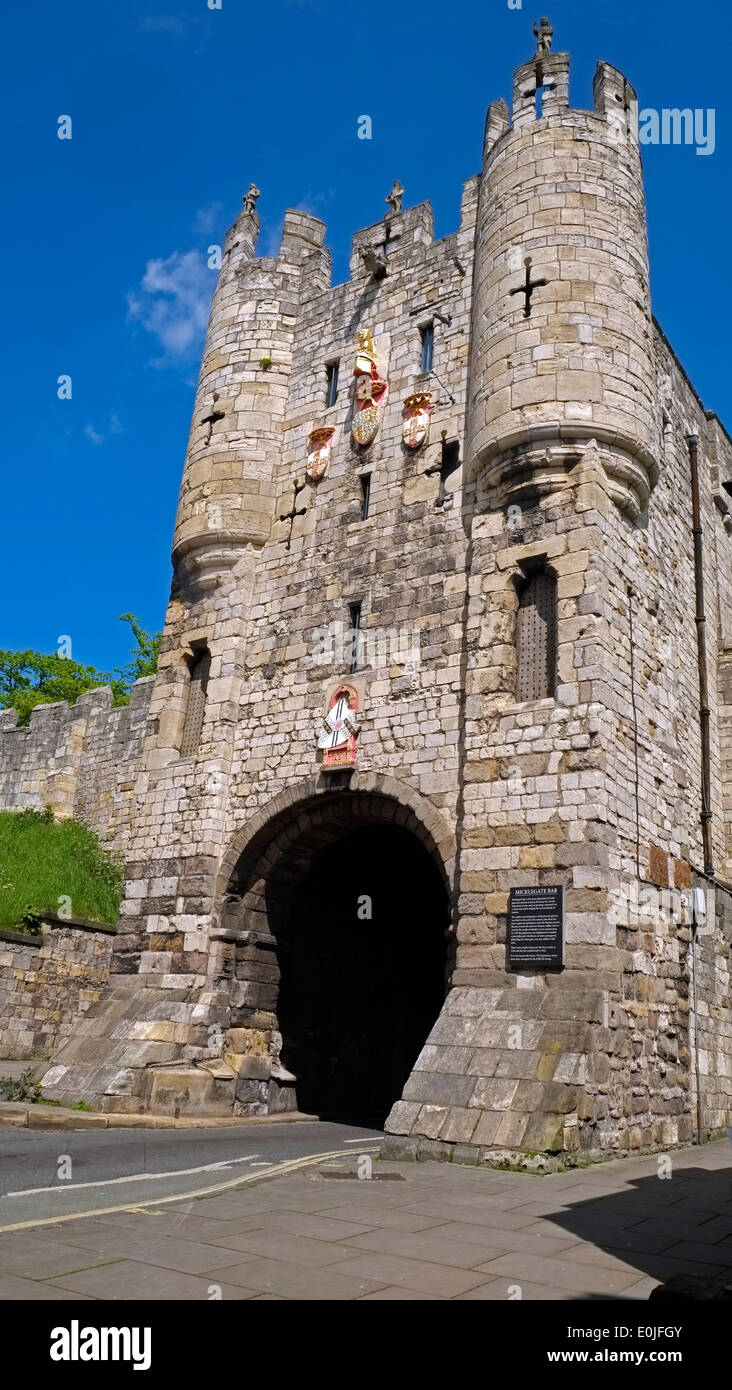 York city walls micklegate hi-res stock photography and images - Alamy