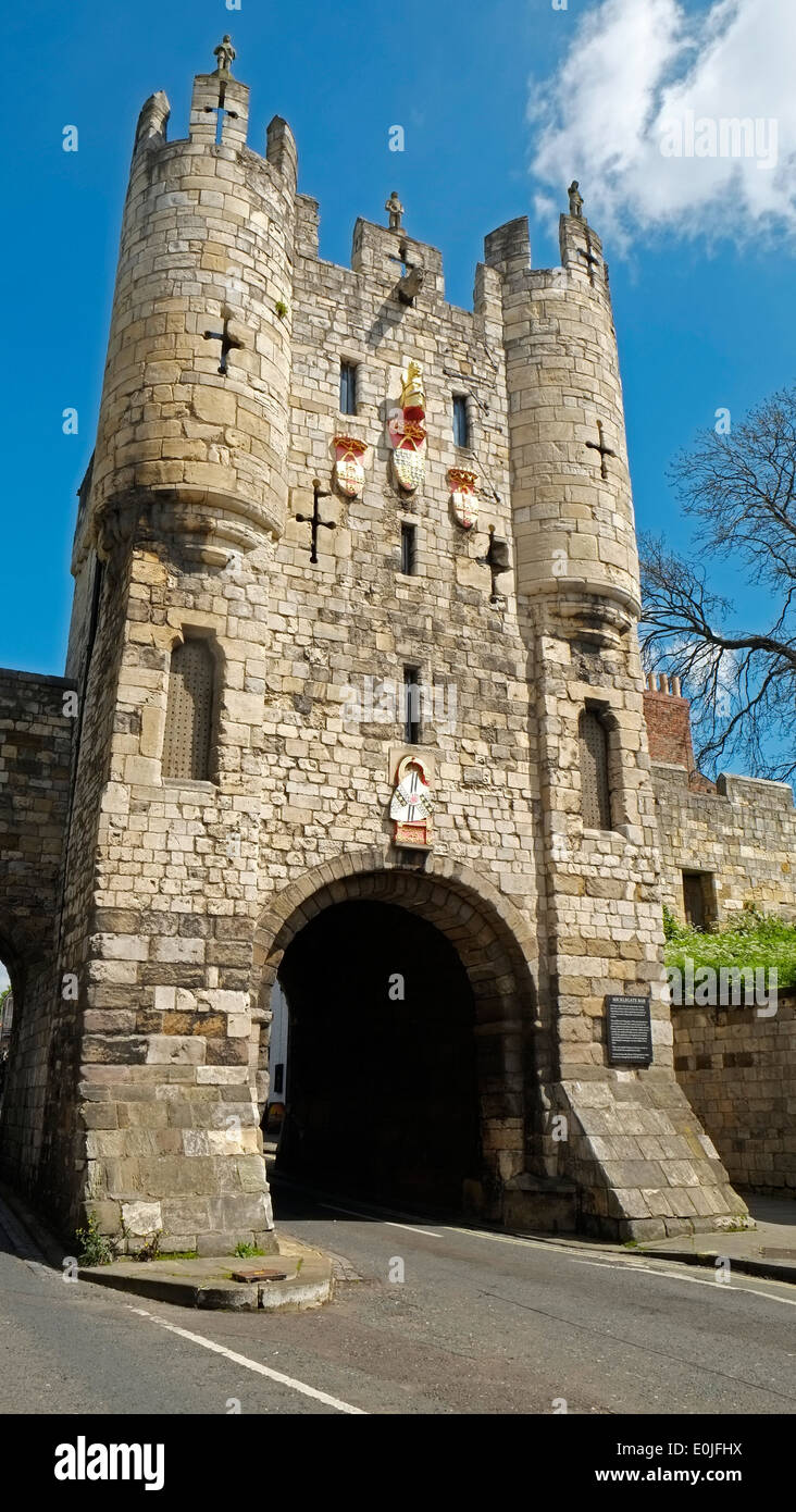 Micklegate Bar York City Yorkshire England UK United Kingdom EU ...