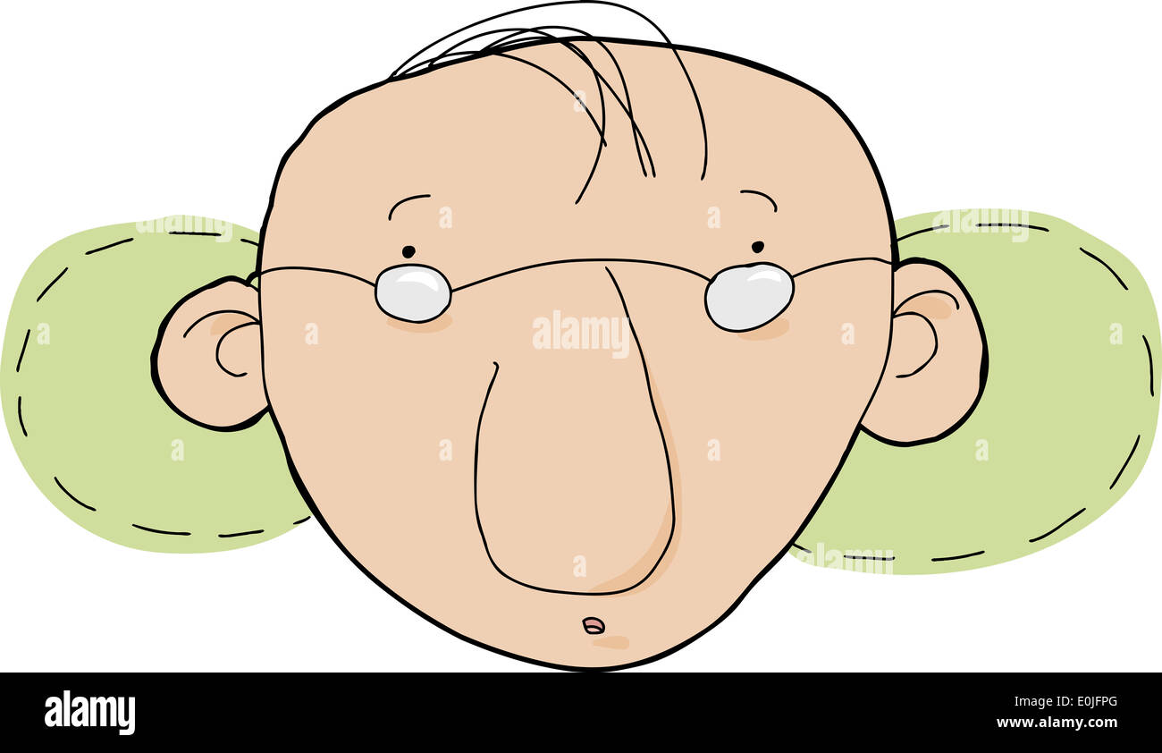 Human ears cartoon hi-res stock photography and images - Alamy