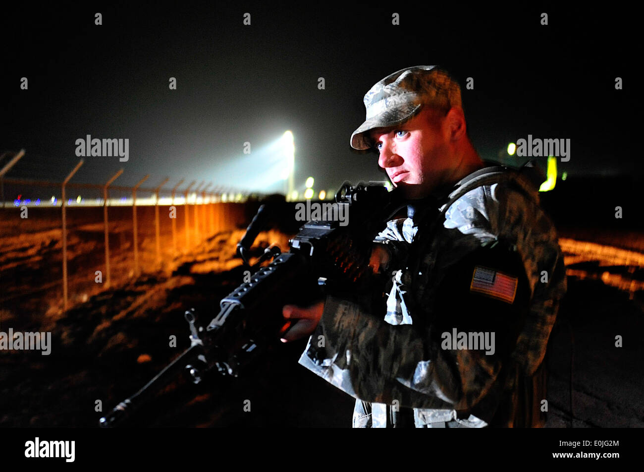 Senior Airman Joshua Terry, 407th Expeditionary Security Forces member ...