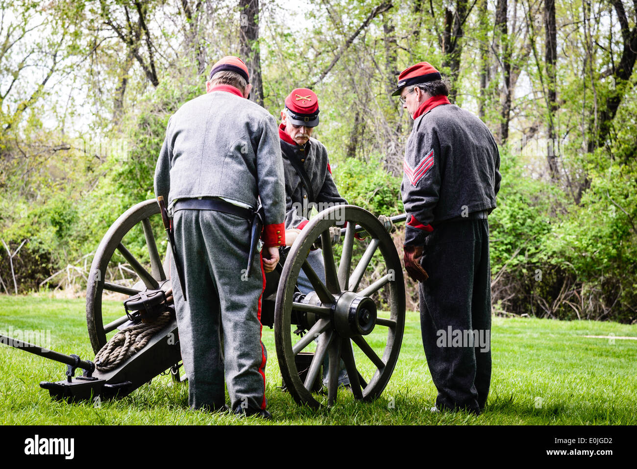 Civil war howitzer 12 hi-res stock photography and images - Alamy