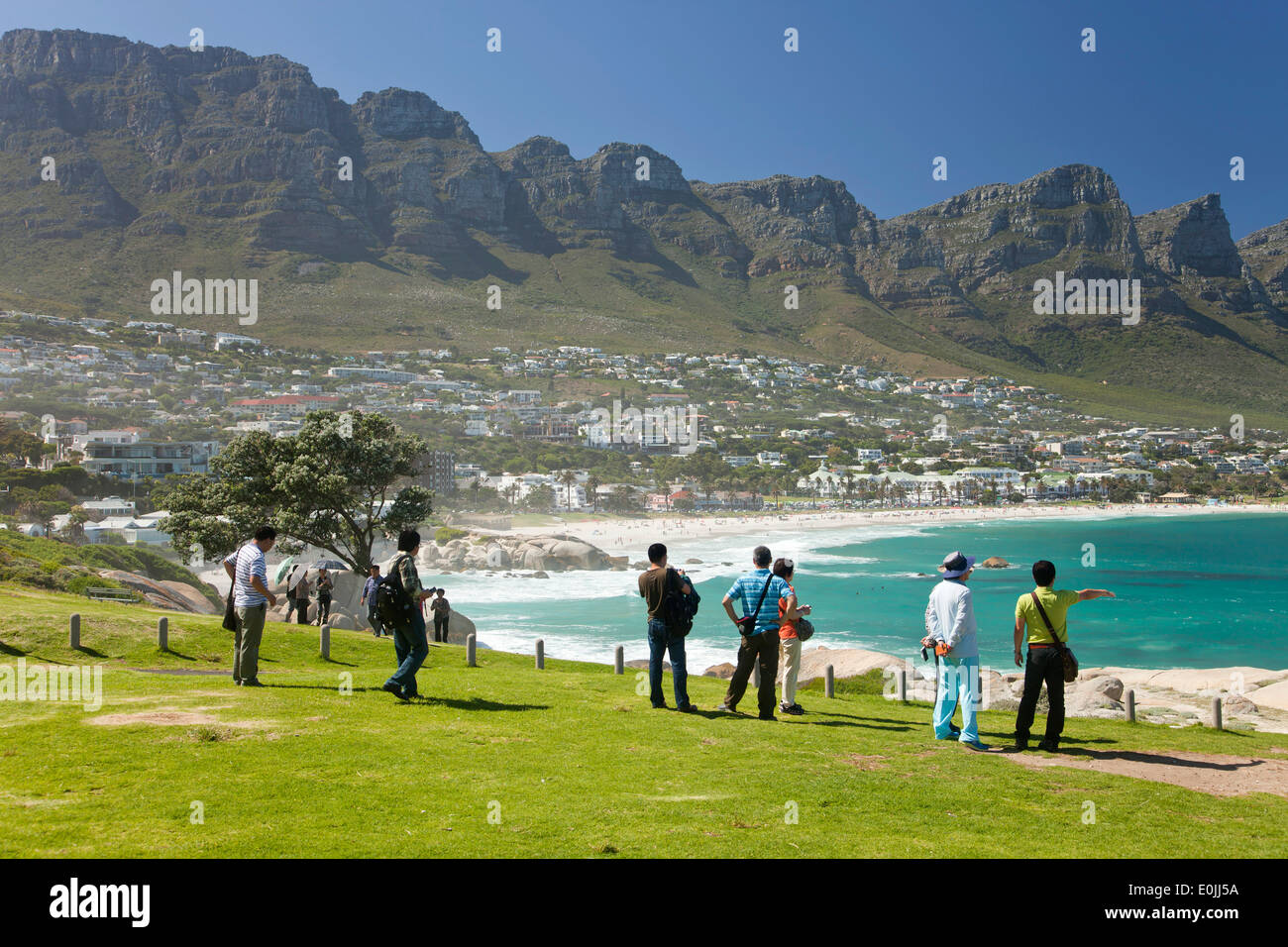Twelve Apostles Mountain Range and Camps Bay Beach in Cape Town ...