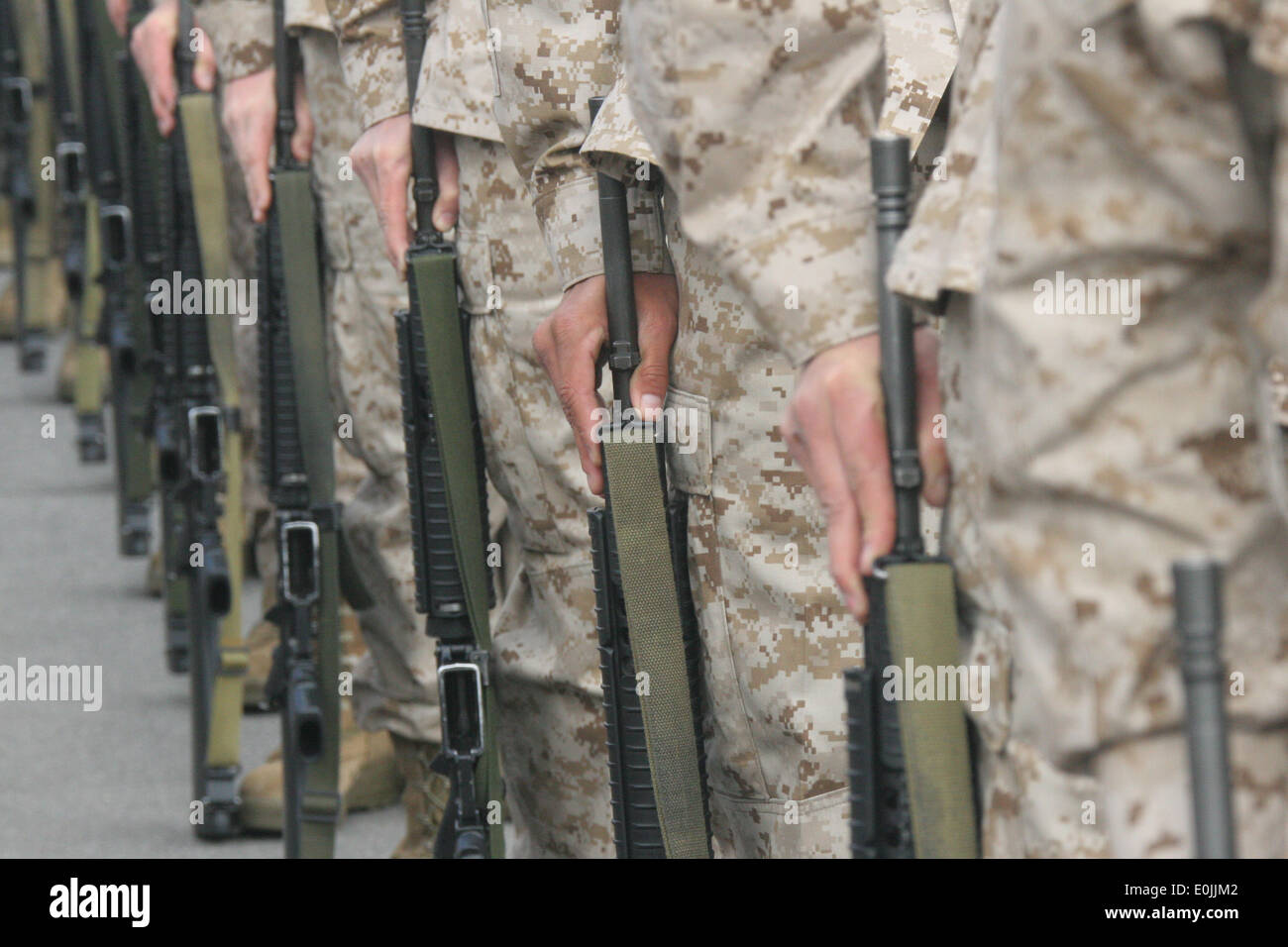 Army drill position hi-res stock photography and images - Alamy