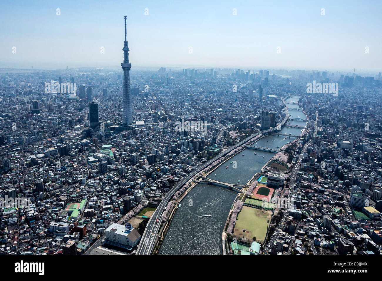 Aerial view of Tokyo Stock Photo - Alamy