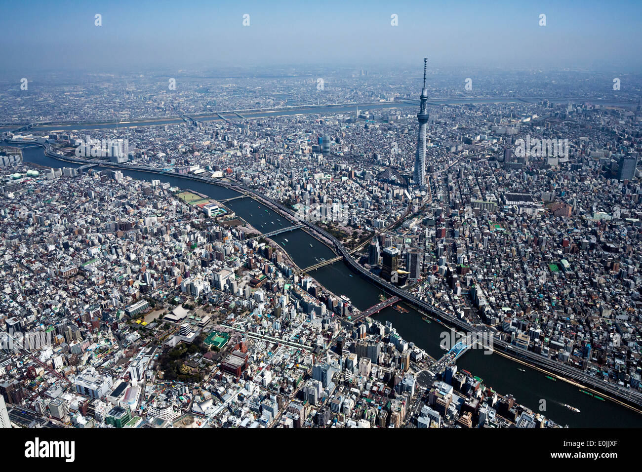 Aerial view of Tokyo Stock Photo - Alamy