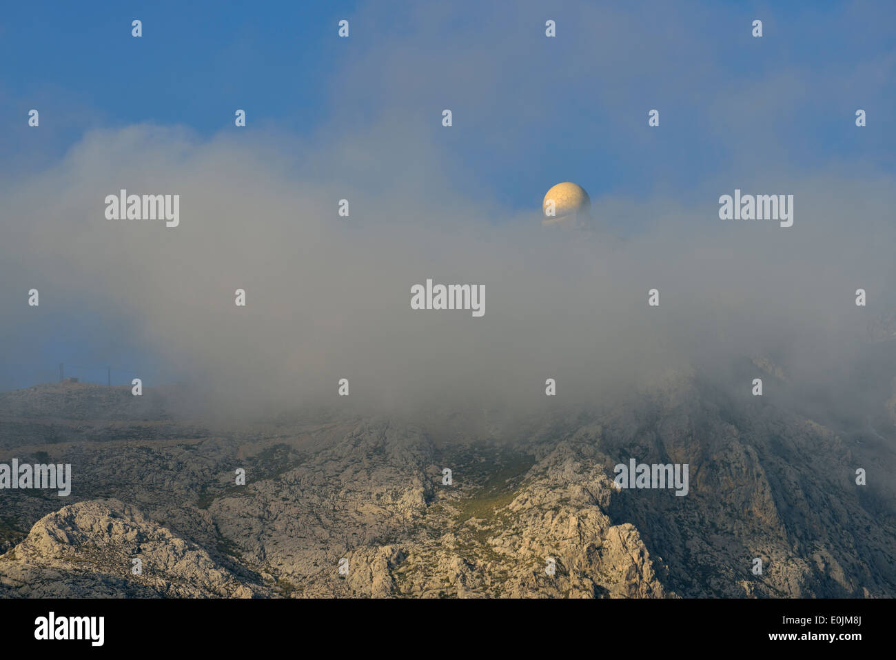 Puig Major, the highest mountain in Serra de Tramuntana range, Majorca ...