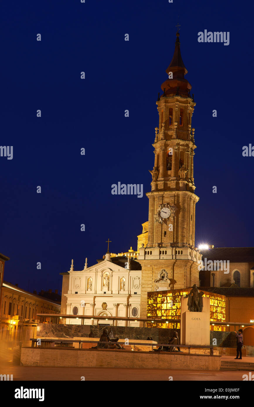 Zaragoza cathedral of san salvador hi-res stock photography and images ...