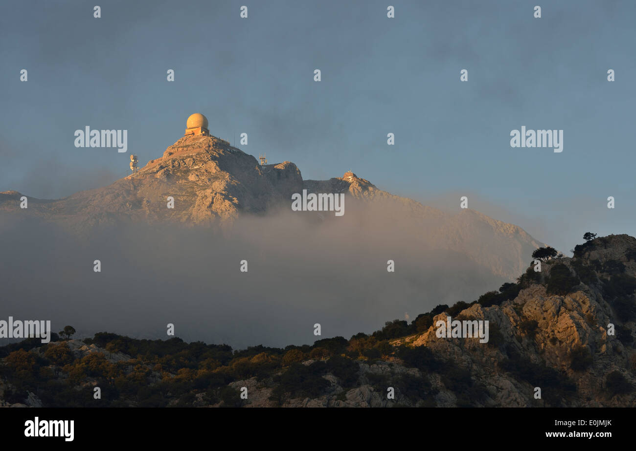 Puig Major, the highest mountain in Serra de Tramuntana range, Majorca ...