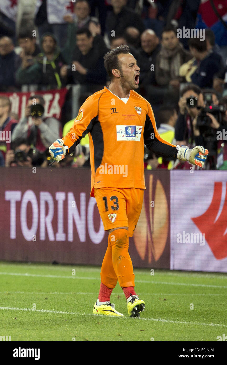 Turin, Italy. 14th May, 2014. Beto (Sevilla) Football/Soccer : Beto of ...