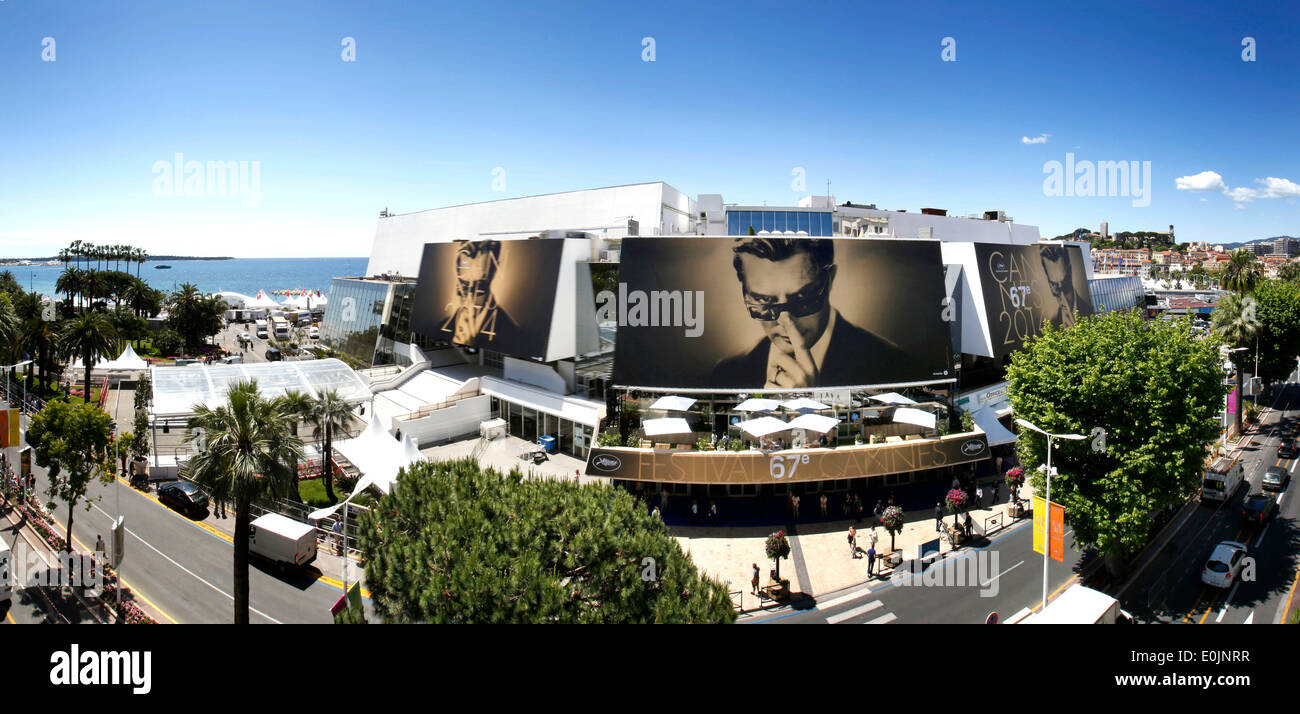 Palais des Festivals during the 67th Cannes Film Festival on May 13 ...