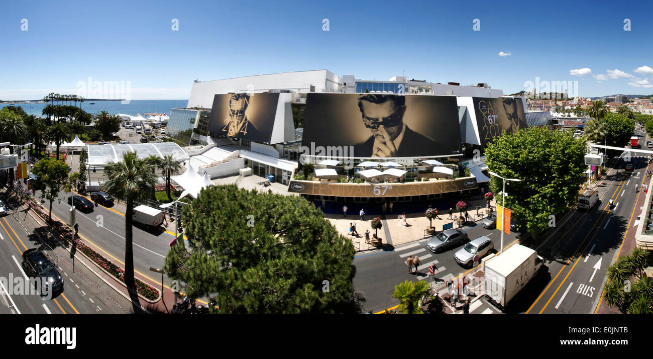 Palais des Festivals during the 67th Cannes Film Festival on May 13 ...