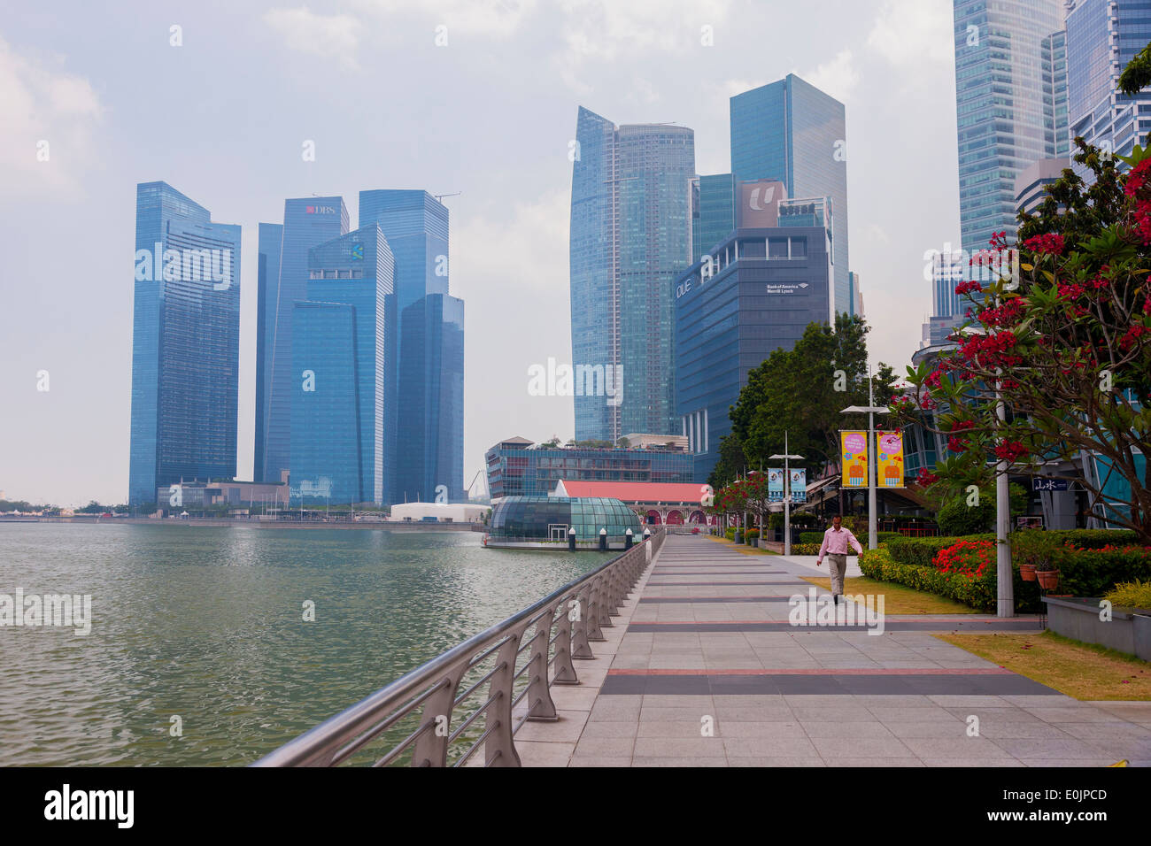 Marina bay waterfront, Singapore Stock Photo - Alamy