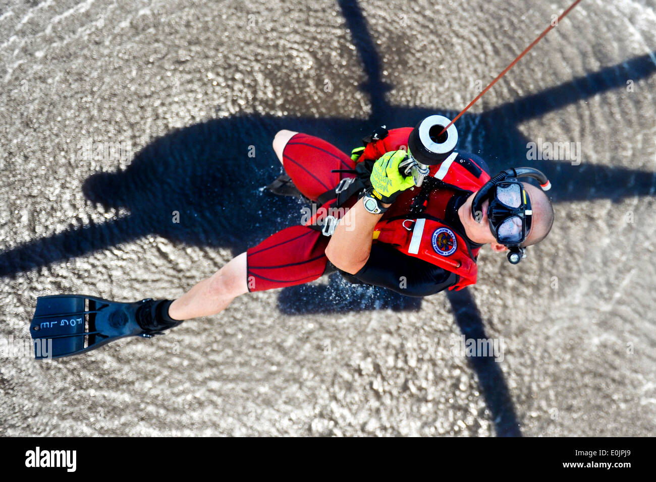 Coast guard rescue swimmer hi-res stock photography and images - Alamy
