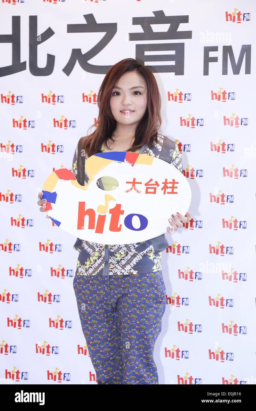 Taipei, China. 14th May, 2014. Singer Lala Hsu promotes coming album at ...