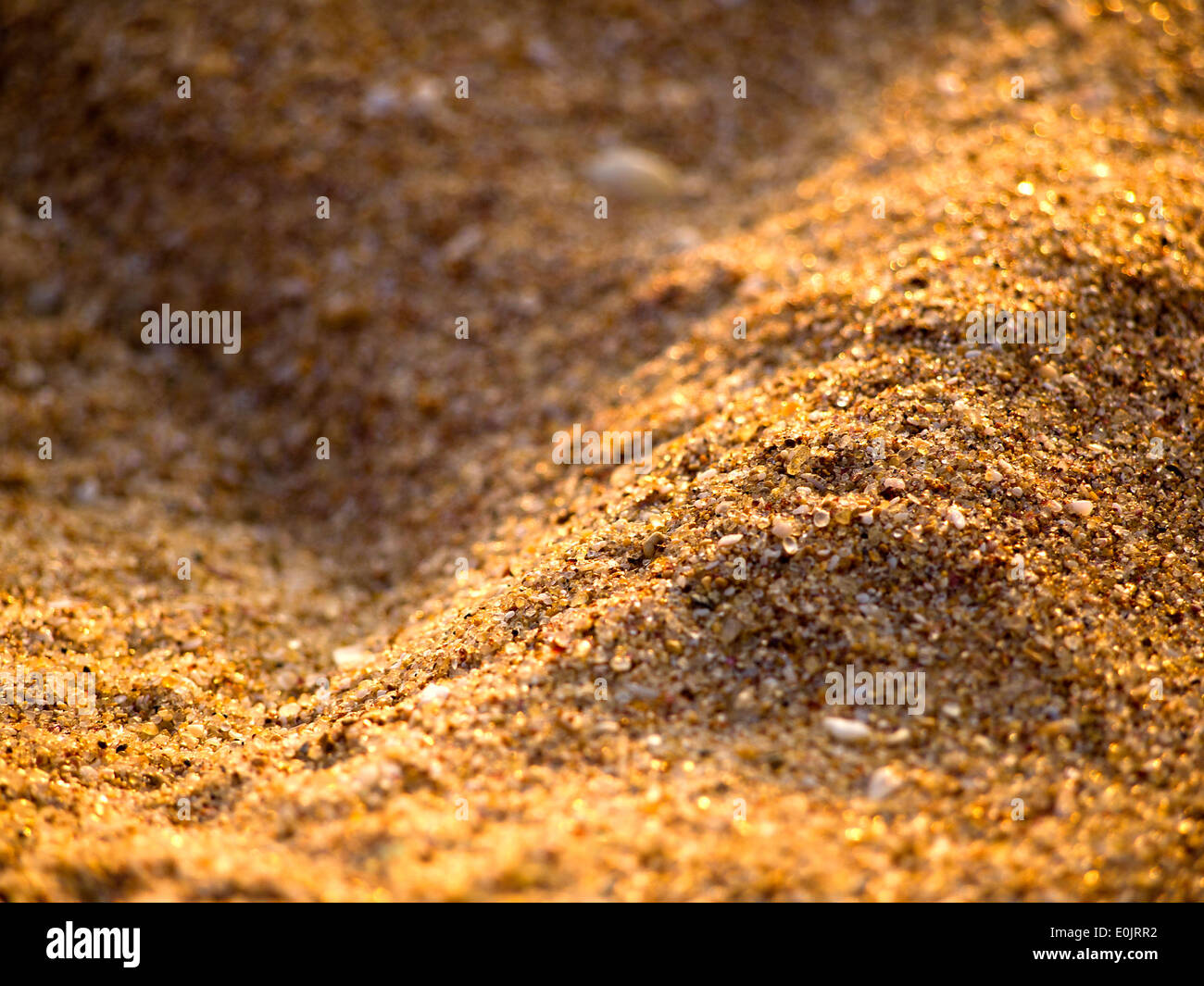 Close-up of sand on the beach in Asia Stock Photo - Alamy