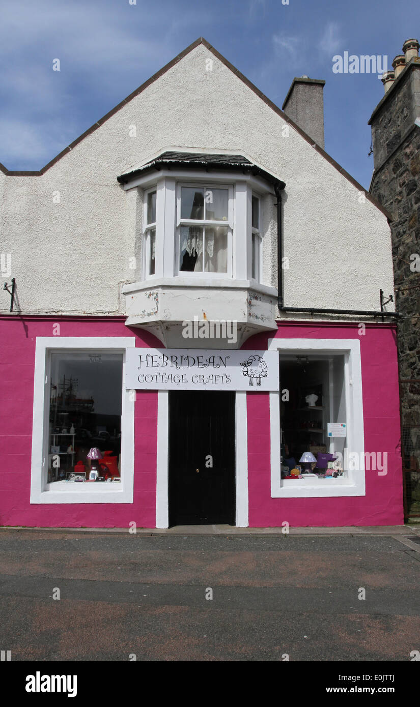 Exterior of Hebridean Cottage Crafts Stornoway Isle of Lewis Scotland ...