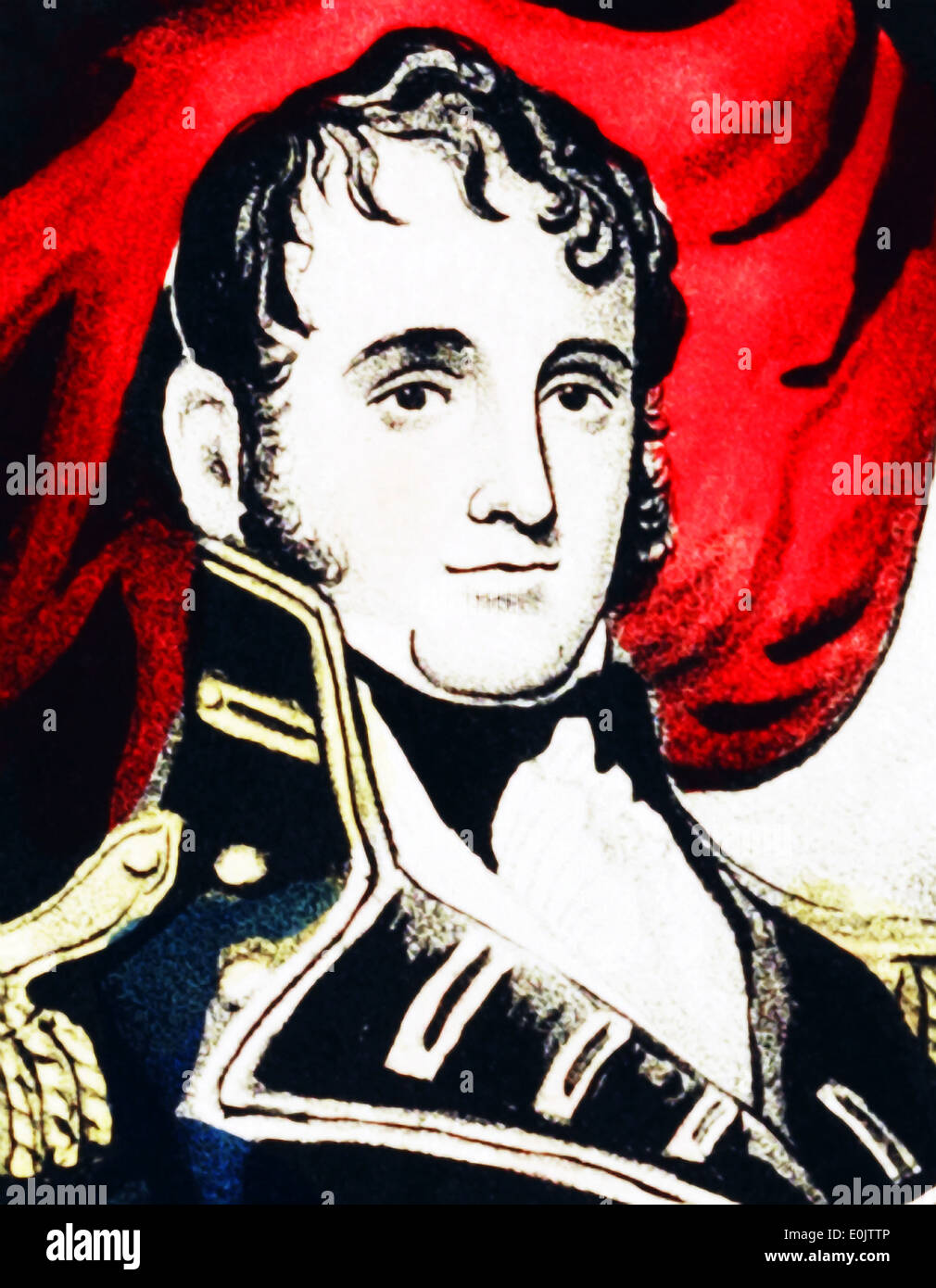 Vintage portrait of James Lawrence Stock Photo - Alamy