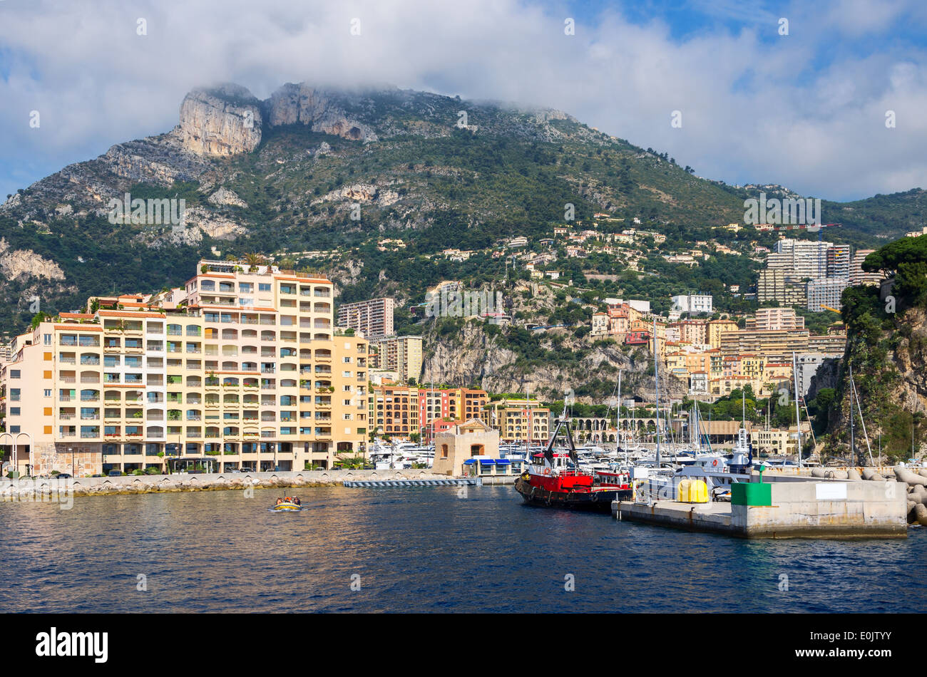 Port of Fontvieille. Monaco Stock Photo - Alamy