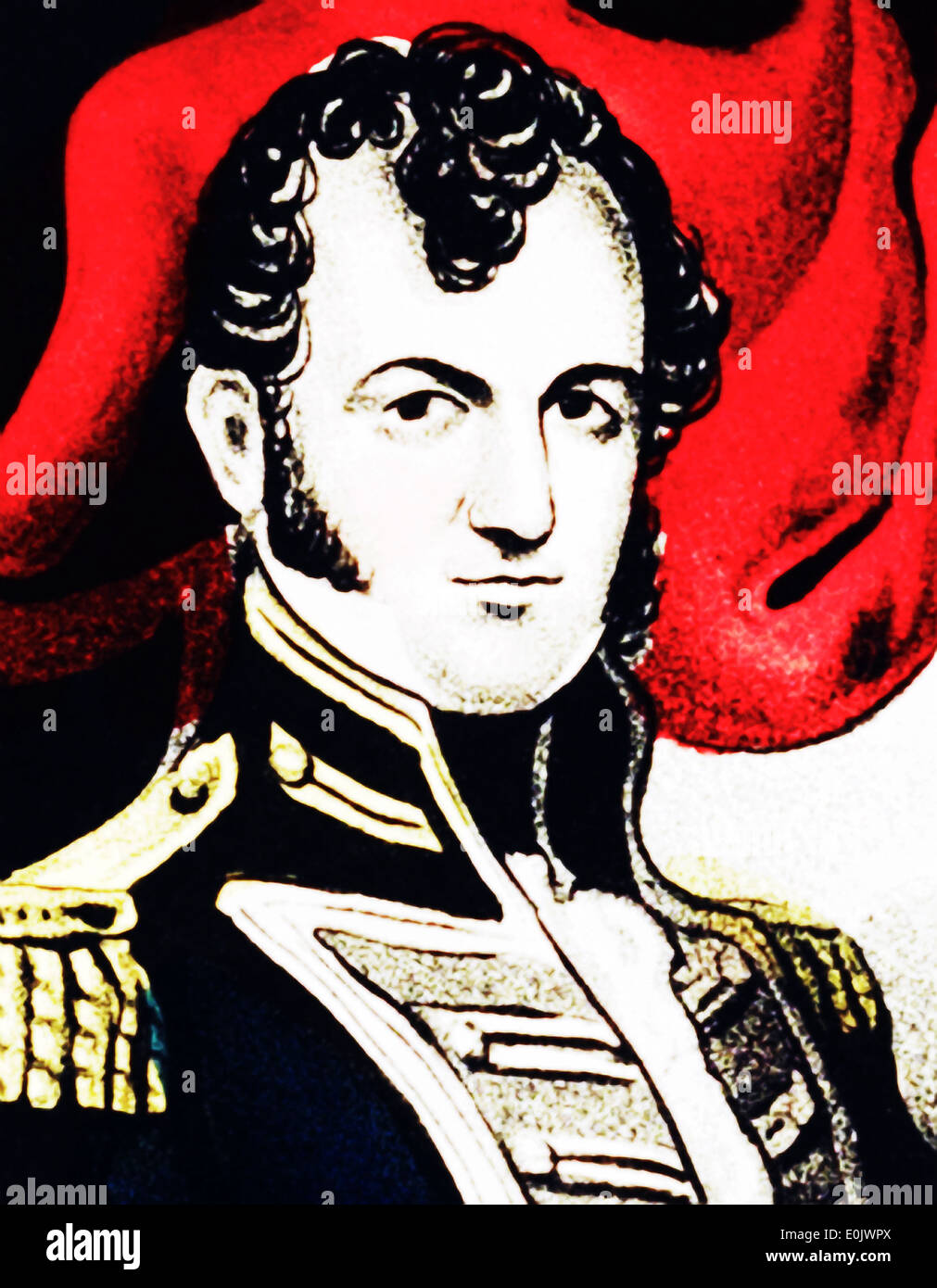 Vintage portrait of David Porter Stock Photo - Alamy