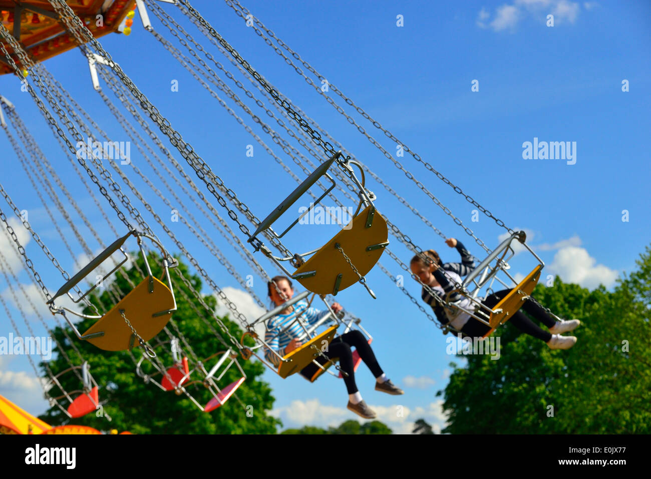 Fairground ride rides girls uk hi-res stock photography and images - Alamy
