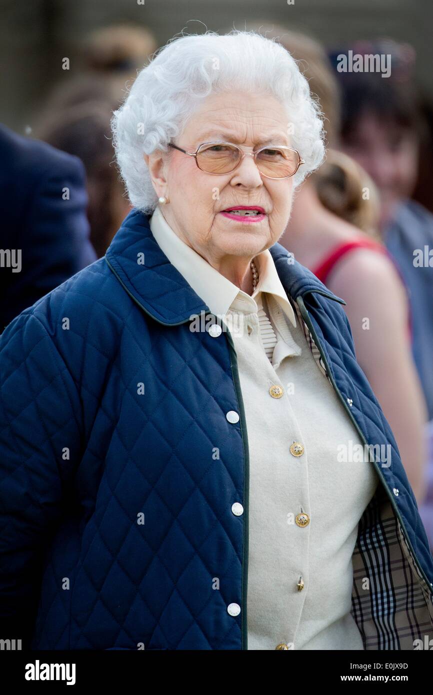Windsor Castle, Berkshire, Britain. 14th May, 2014. Britain's Queen ...