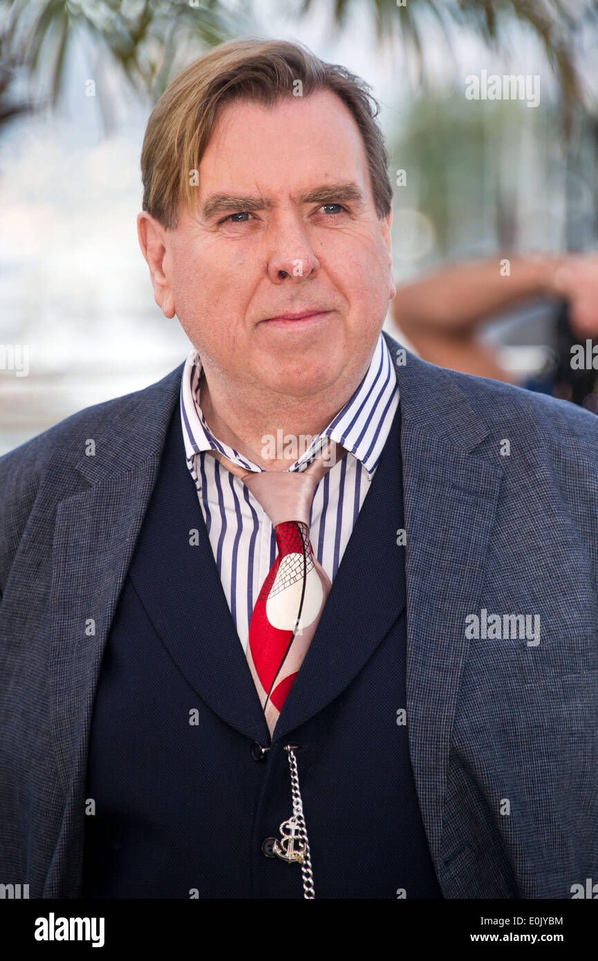 Cannes, France. 15th May, 2014. Timothy Spall at photocall for 'Mr ...