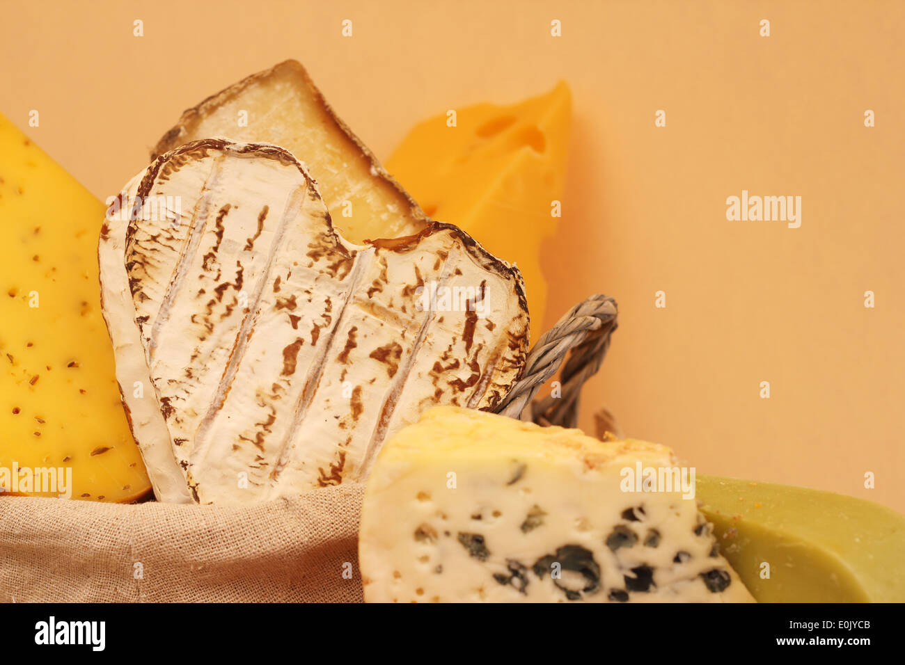 Various types of cheese composition Stock Photo - Alamy