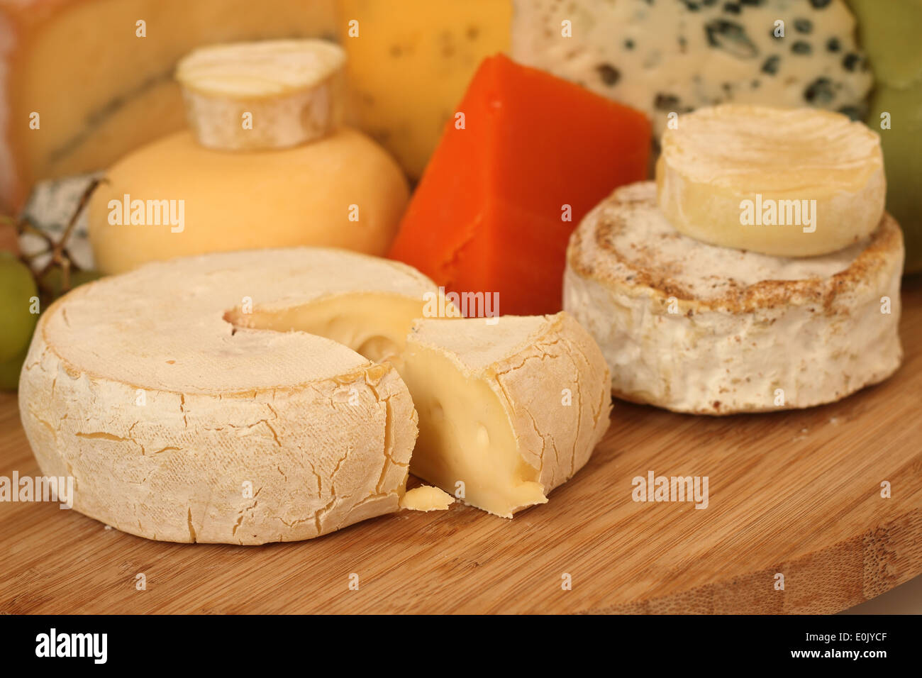 Various types of cheese composition Stock Photo - Alamy