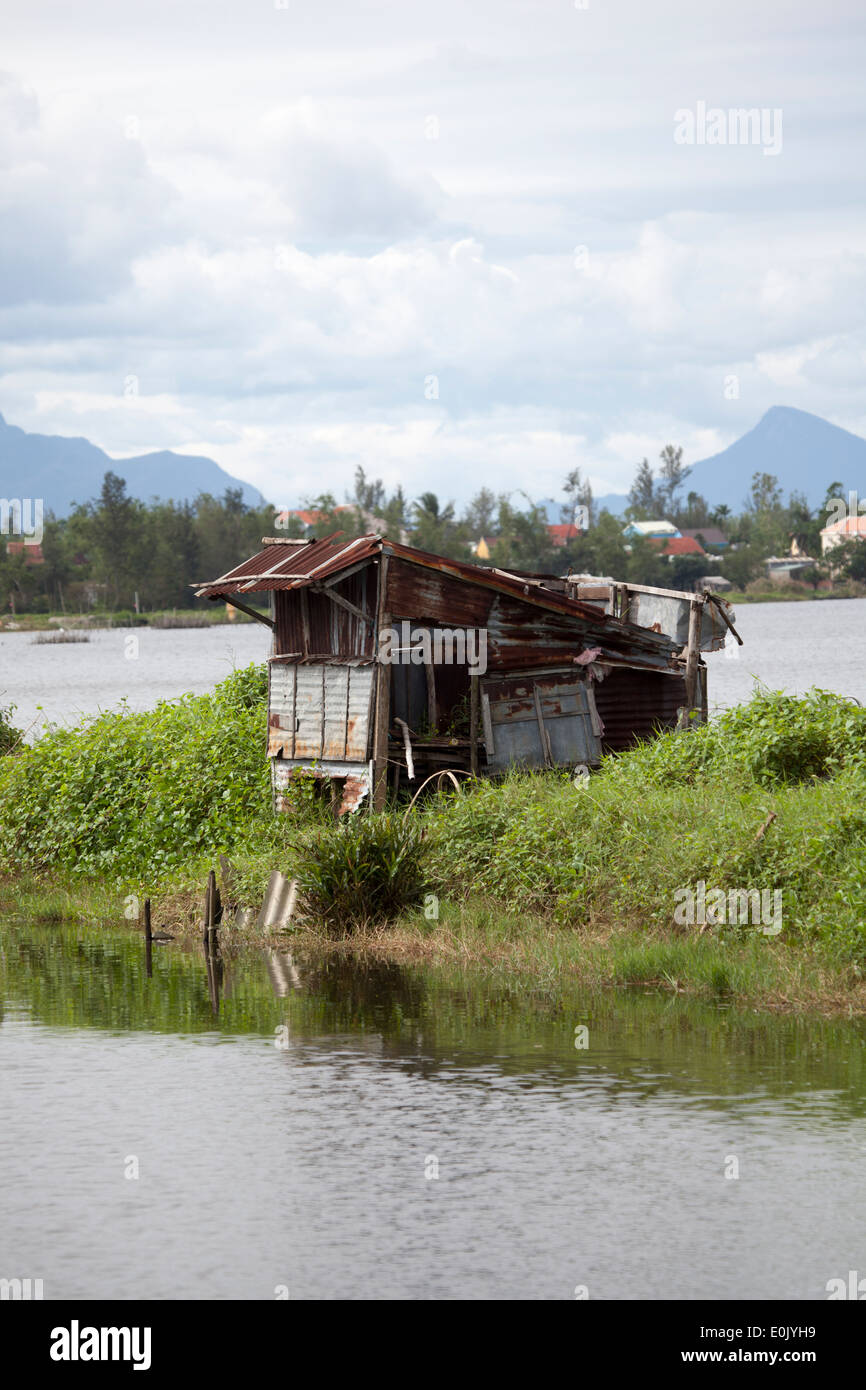 Fishermans Storage Shack Hoi An Vietnam Stock Photo - Alamy