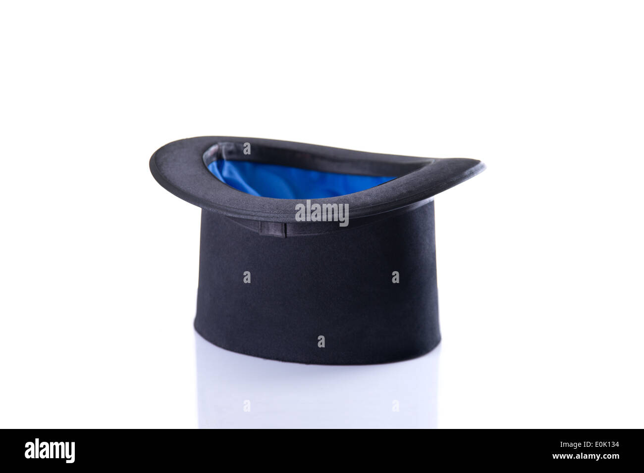 Black and blue magician top hat Stock Photo - Alamy