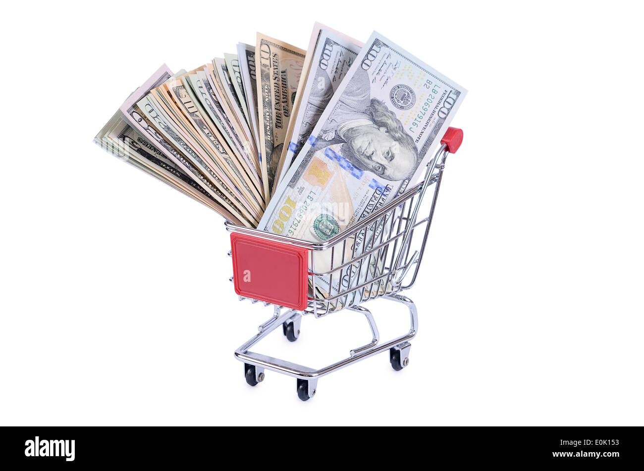 Retail bills supermarket bill Cut Out Stock Images & Pictures - Alamy