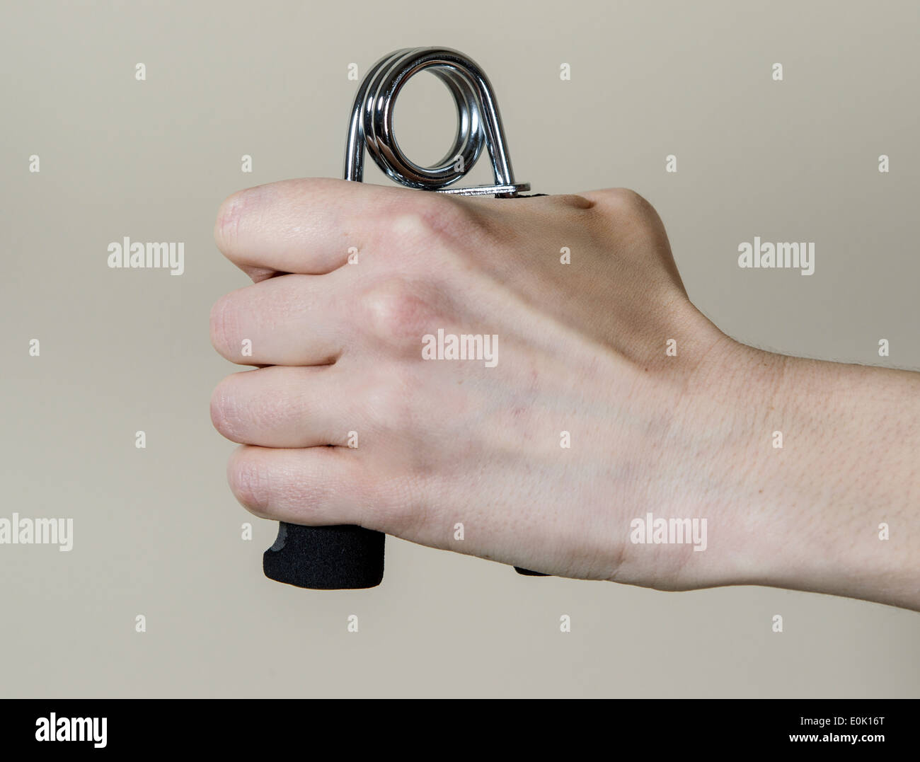 Hand fingers squeezing hi-res stock photography and images - Alamy