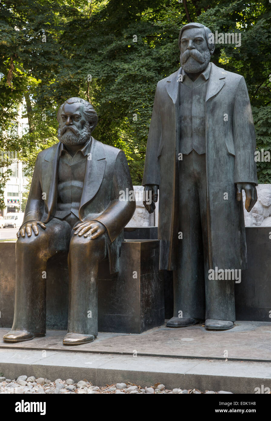 Karl Marx And Friedrich Engels Statue