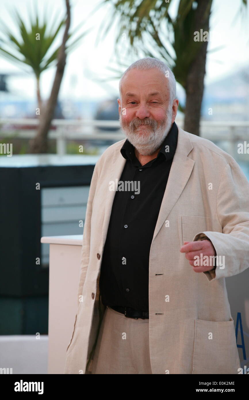 Cannes, France. 15th May, 2014. Director Mike Leigh at the photocall ...