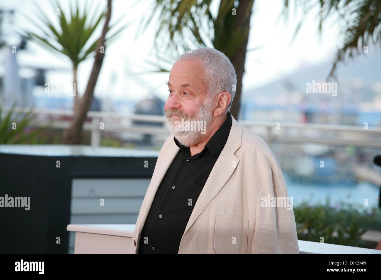 Cannes, France. 15th May, 2014. Director Mike Leigh at the photocall ...