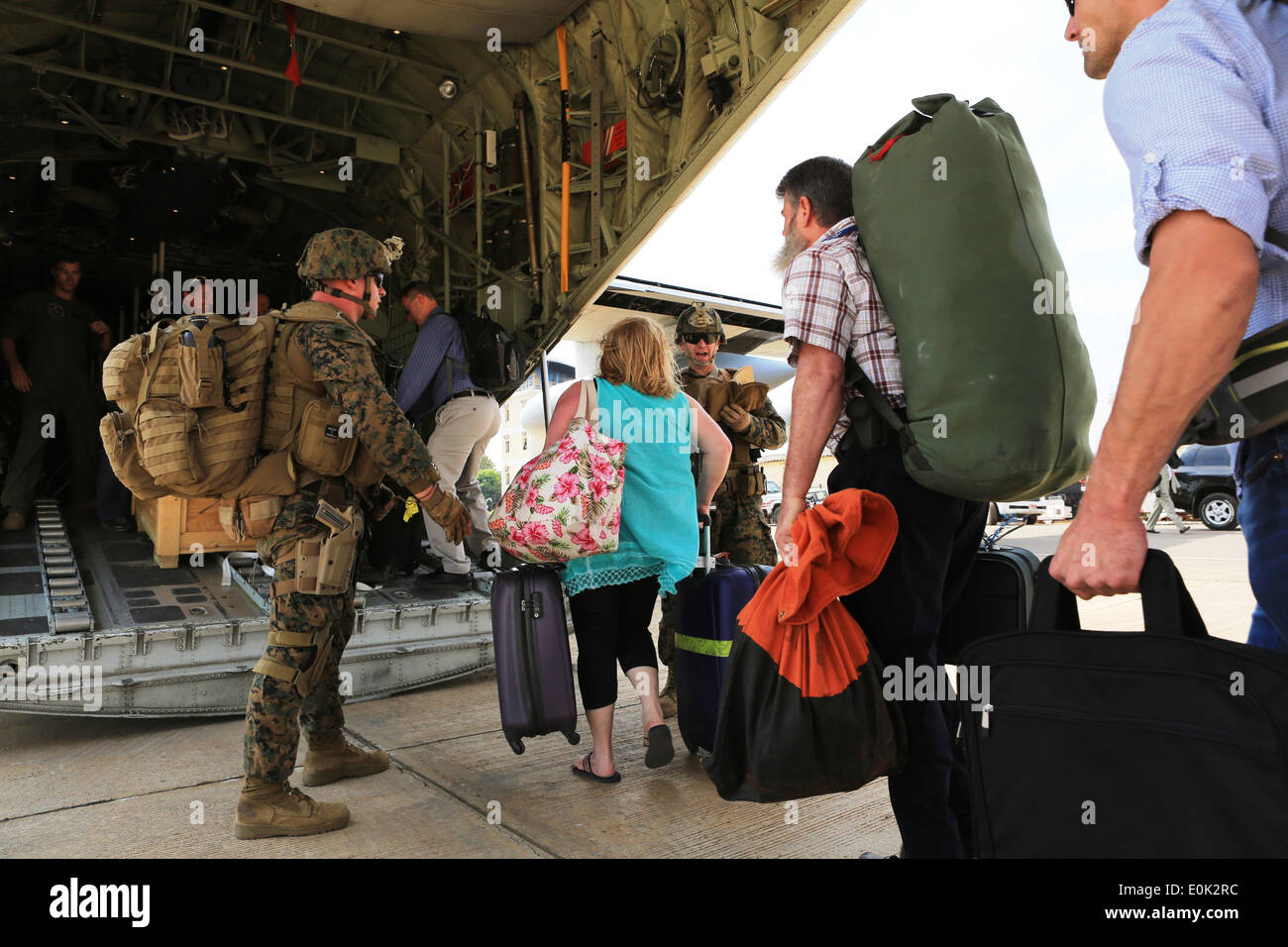 Marines and sailors with Special-Purpose Marine Air-Ground Task Force ...