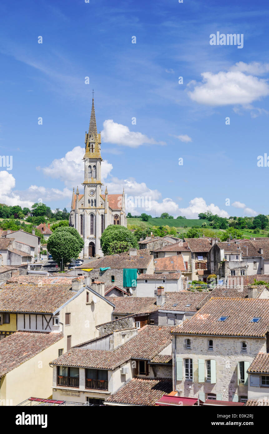 The old town of Nerac, Lot-et-Garonne, France Stock Photo - Alamy