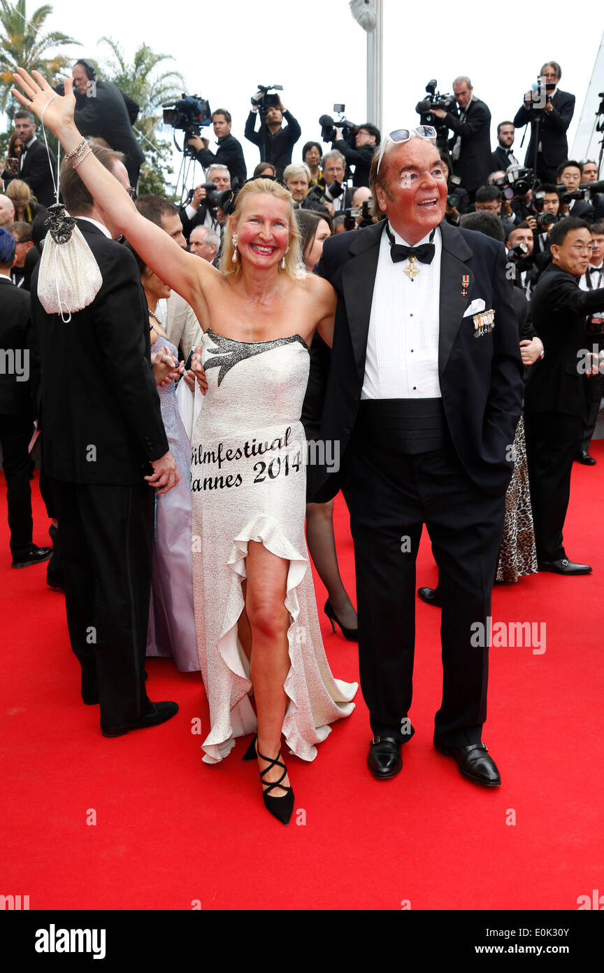 Cannes, France. 14th May, 2014. Konsul Weyer (R) and Christina Weyer ...