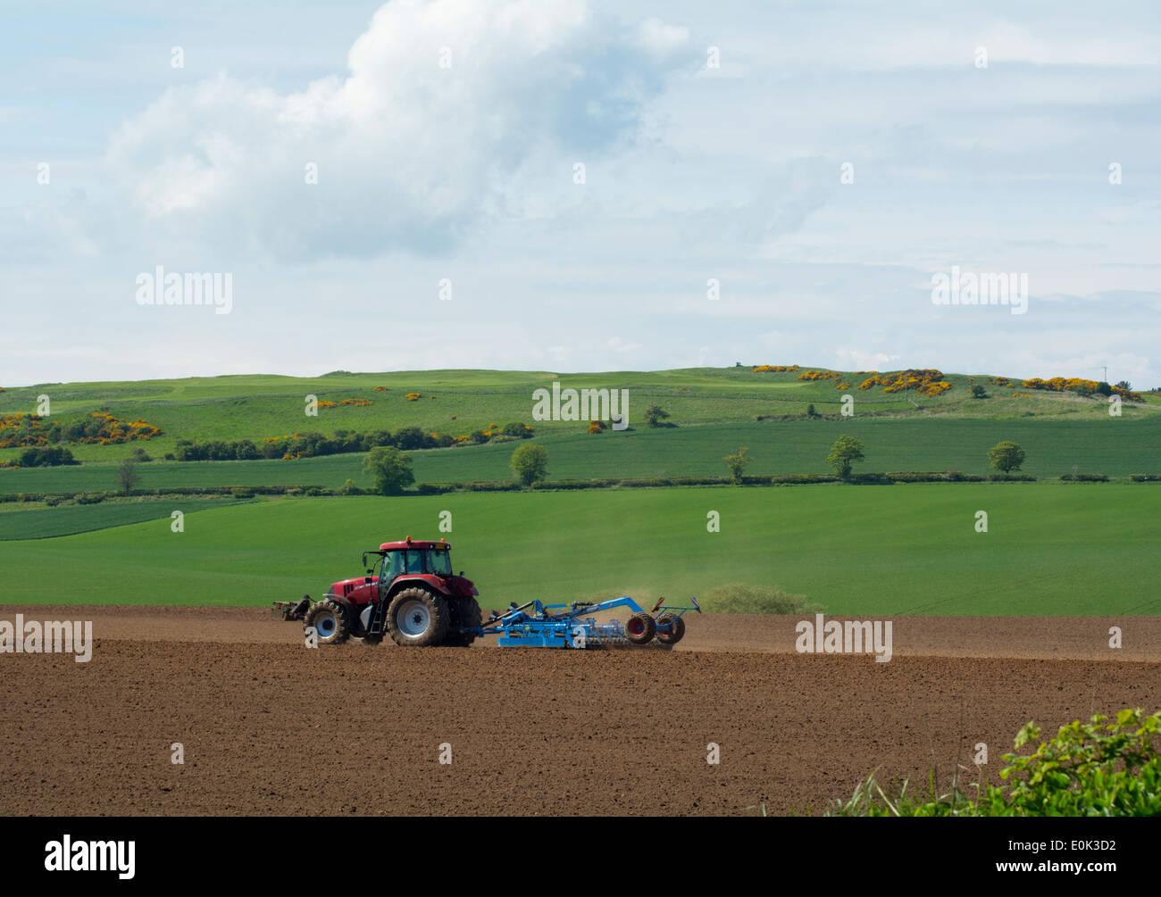 Ploughed field and tractor hi-res stock photography and images - Alamy
