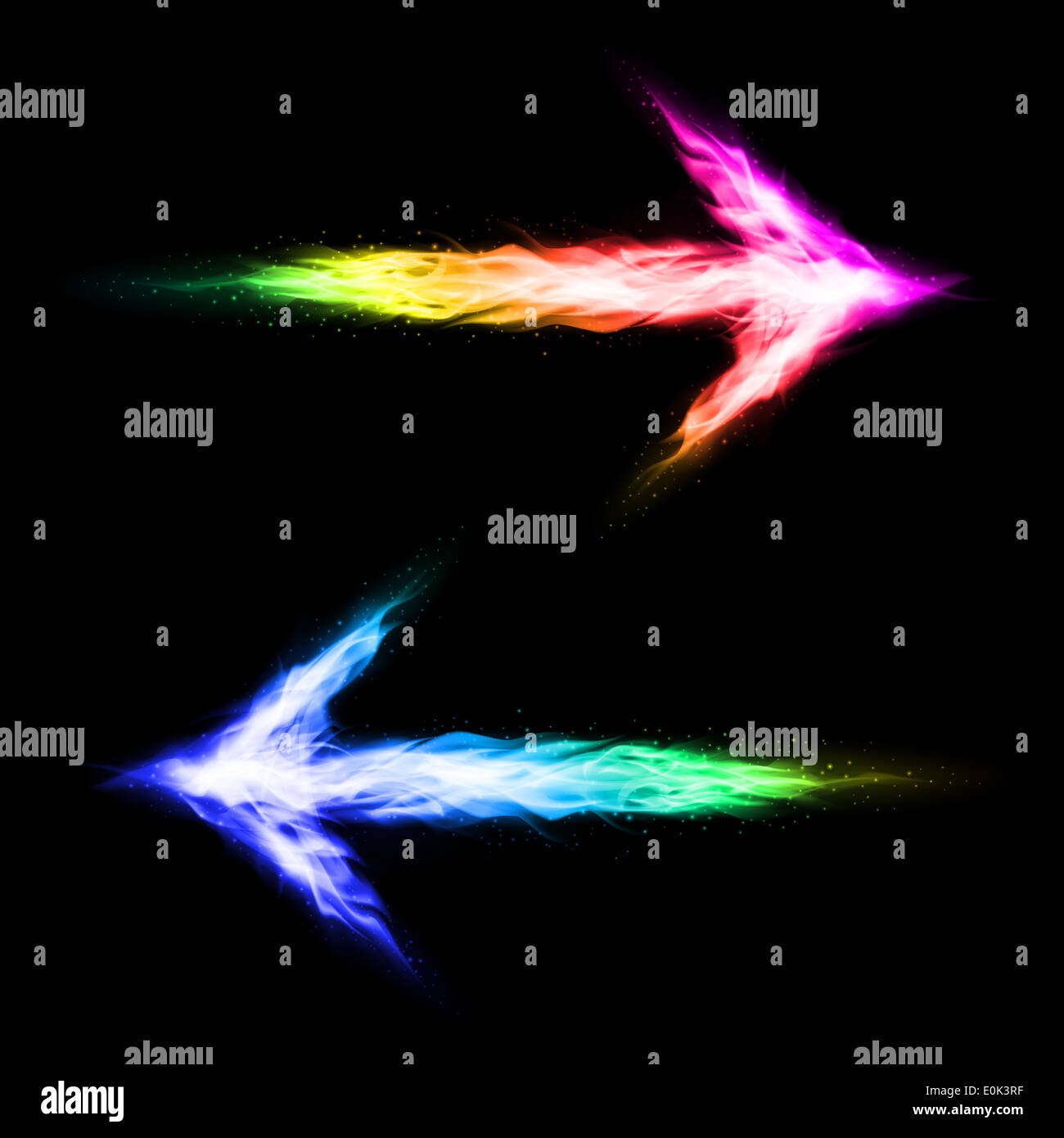 Two arrows pointing in opposite directions hi-res stock photography and ...