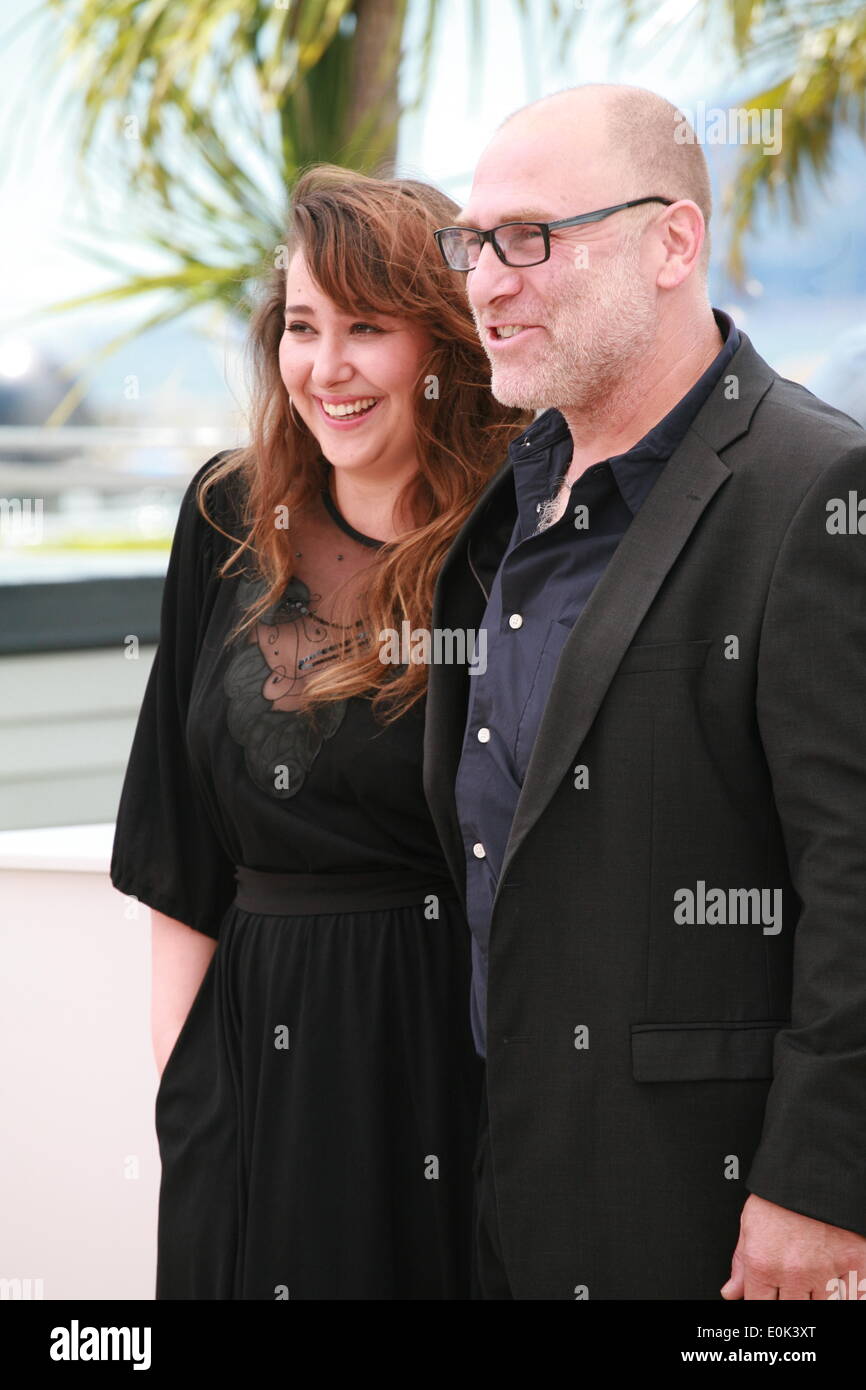 Cannes, France. 15th May, 2014. Maayan Turgeman and Grad Tzahi at the photocall for the film ...