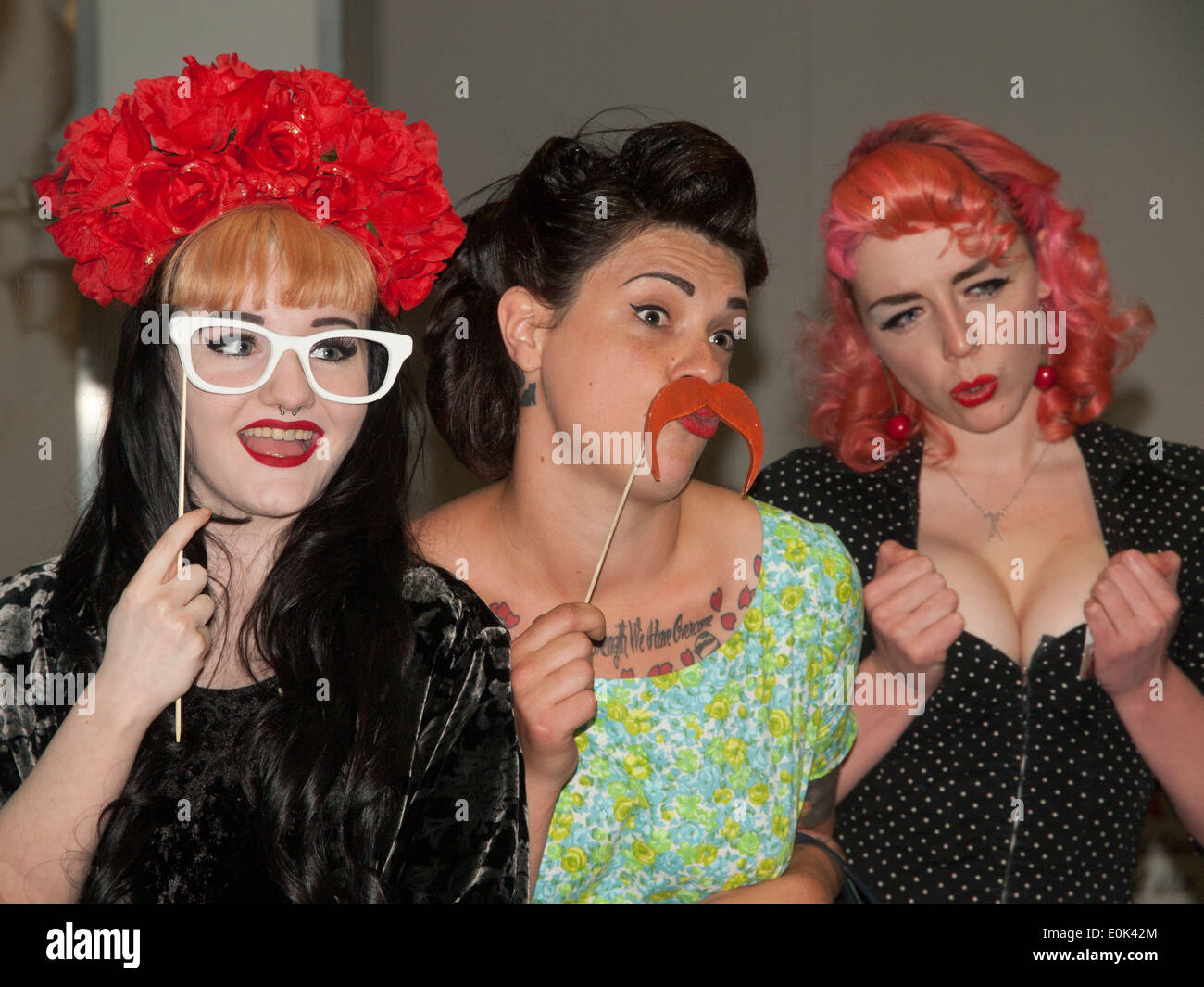 A wedding fair in Brighton, specializing in vintage and kitsch themes ...