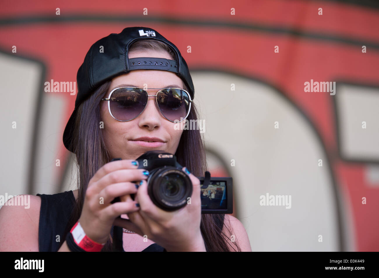 Youtube sensation Dani Noe onstage at 107.9's EndFest featuring Ed ...