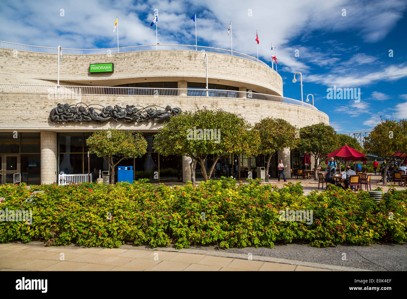 Exterior view of the Museum of Civilization in Hull, Quebec, Canada ...