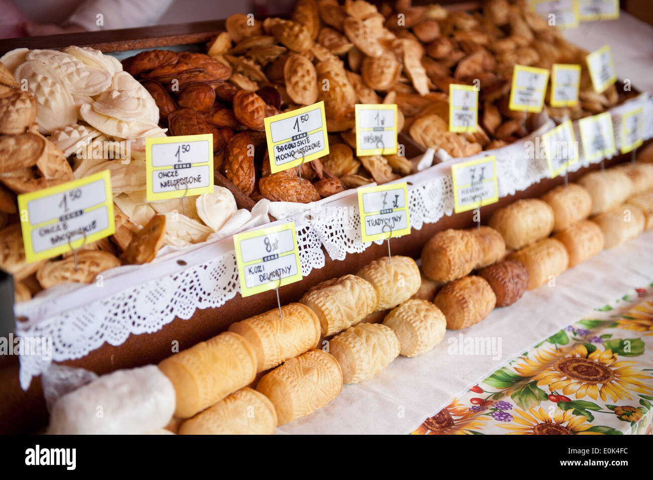 Zakopane oscypki smoked cheese hi-res stock photography and images - Alamy